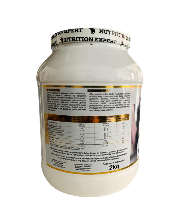 Pure Whey Protein Native 100% Isolate Chocolate (2 kg) – alfatonic